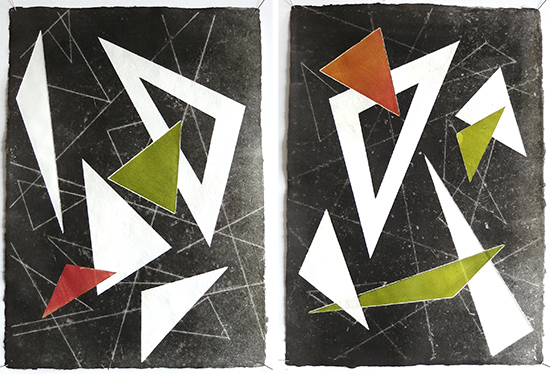 Monoprinting: Linear Containment – Stage 4 | Tactual Textiles by Claire