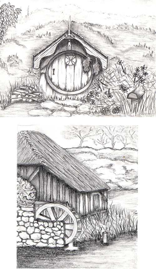 Etching: Hobbiton – preparation | Tactual Textiles by Claire