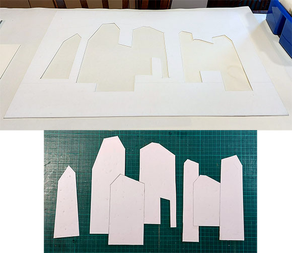 Collagraphs: Shards project | Tactual Textiles by Claire