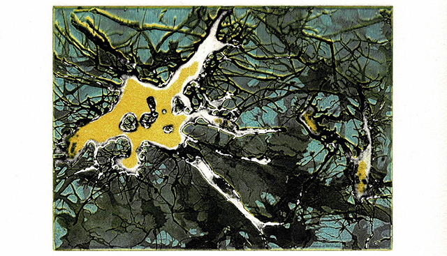 Exploring viscosity printing | Tactual Textiles by Claire