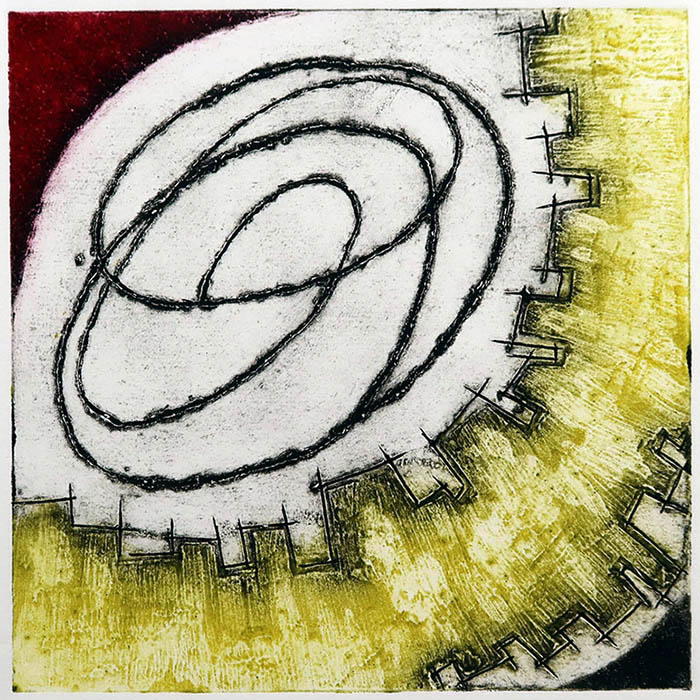 Collagraphs – Tactual Textiles by Claire