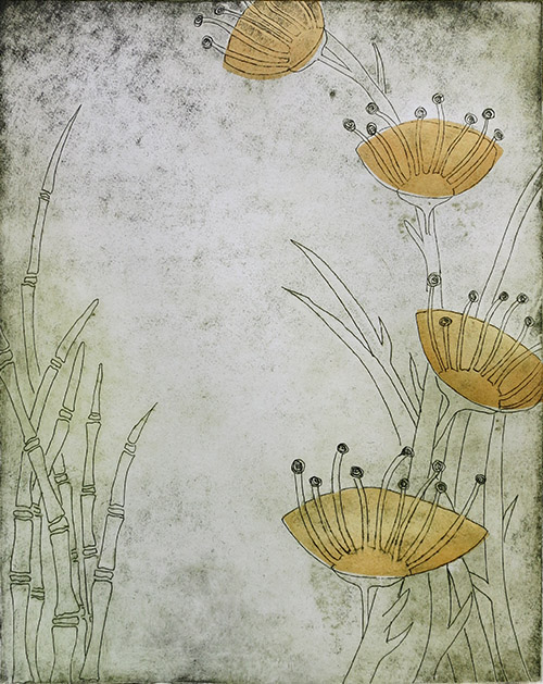 Etching and Drypoint – Tactual Textiles by Claire