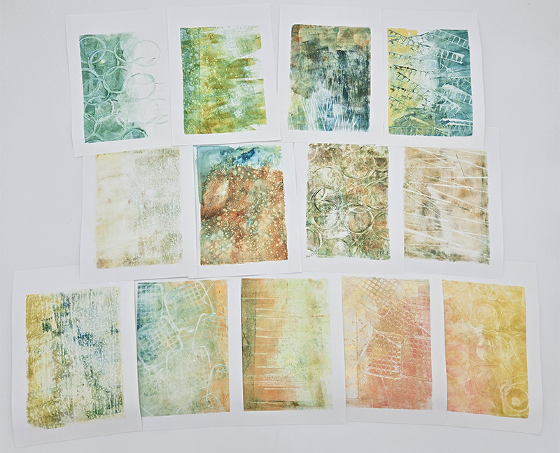 Exploring monoprints and monotypes – Tactual Textiles by Claire